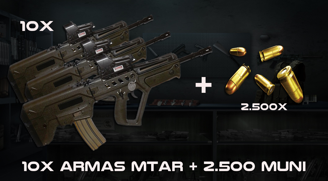 Pack 10x Armas MTAR